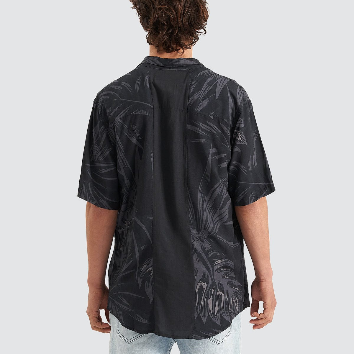 NXP Selector Relaxed Short Sleeve Shirt Black Print | Neverland ...