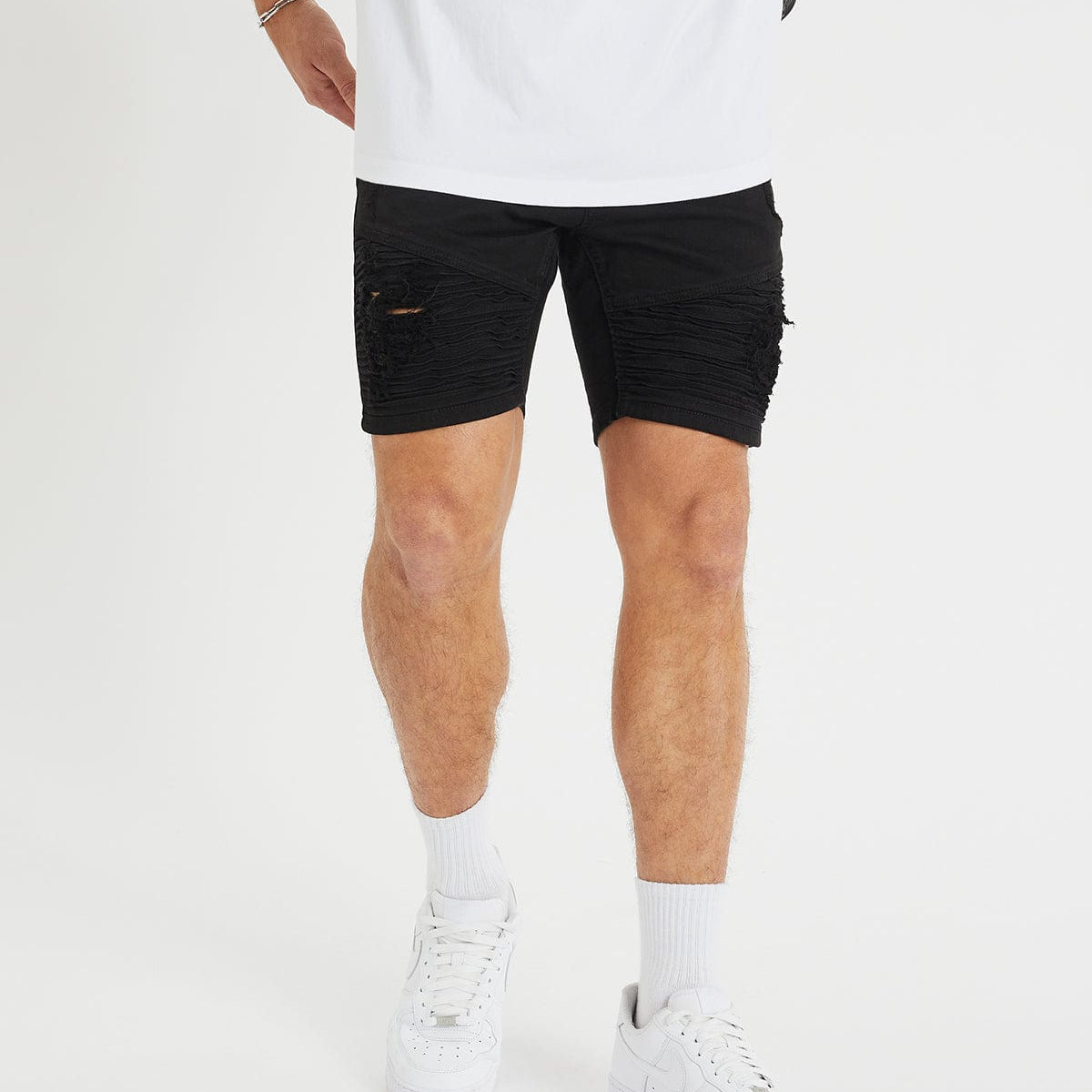 Spitfire Denim Shorts Jet Black | Neverland Store