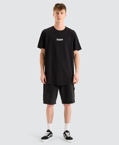 NXP Vault Dual Curved T-Shirt Jet Black | Neverland | Neverland Store