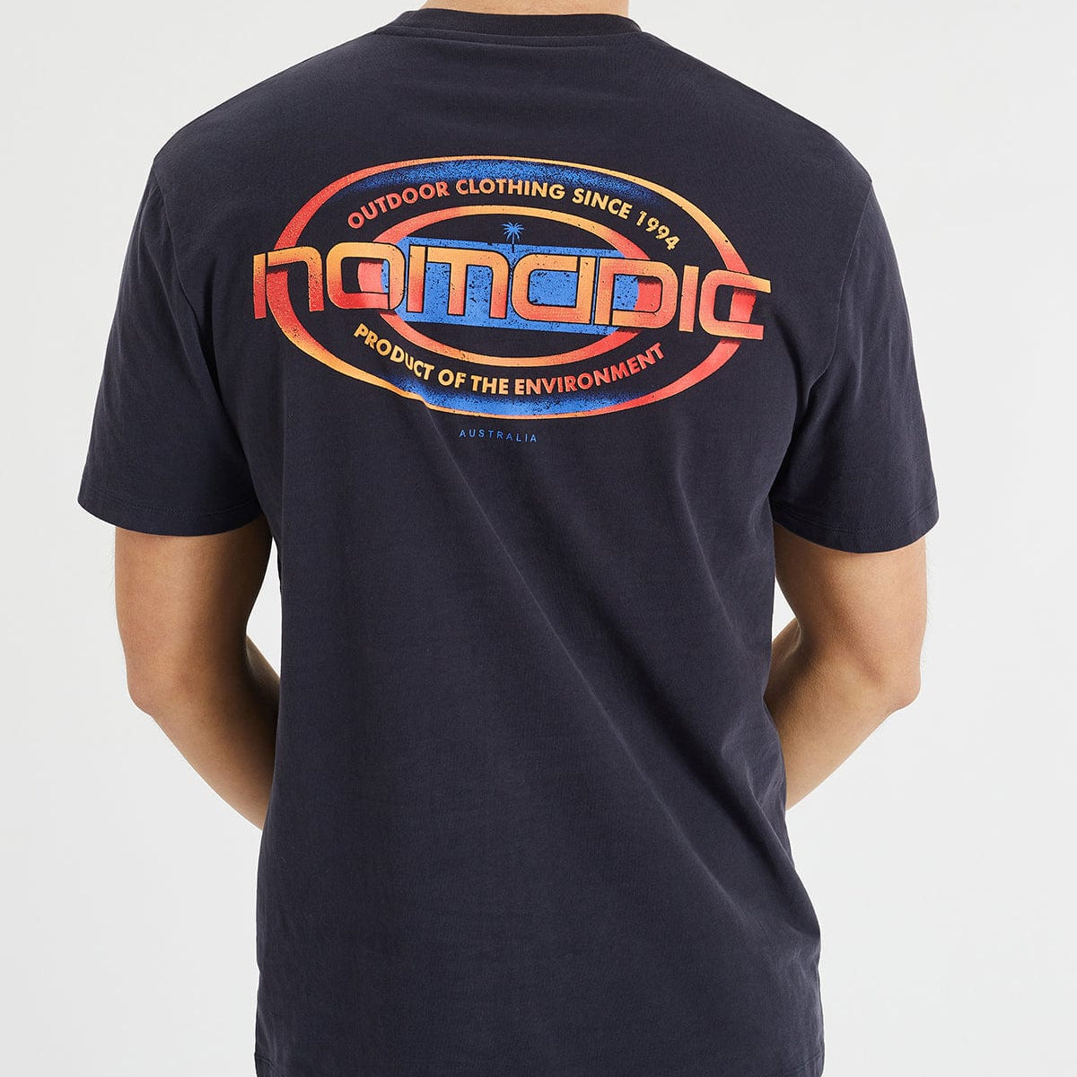 NOMADIC Barrier Relaxed Tee in Anthracite Black | Neverland | Neverland ...