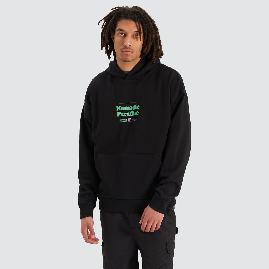Nomadic Paradise Everest Hoodie in Jet Black - Neverland | Neverland Store