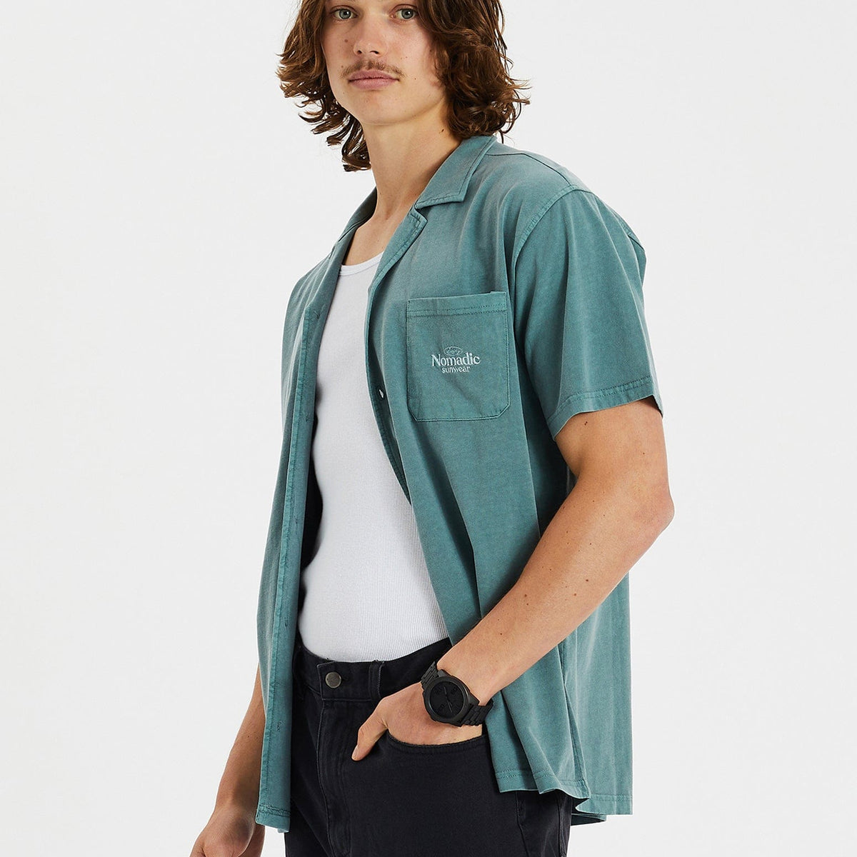 Infamous Shirt Pigment Stormy Sea | Neverland Store