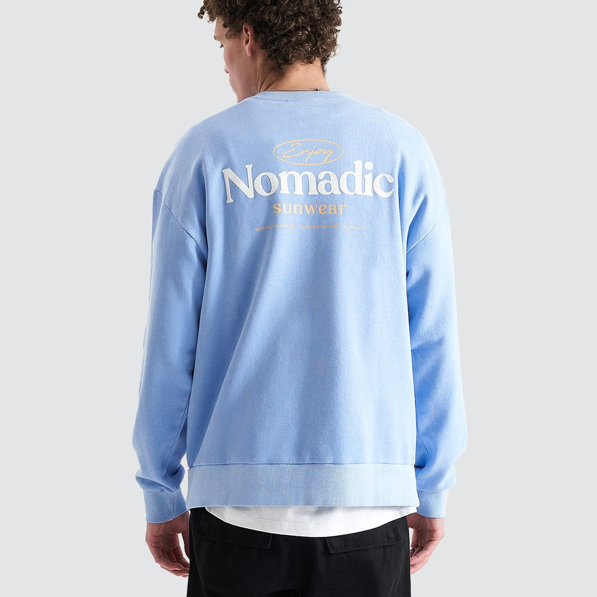 Nomadic Paradise Valley Sweater in Blue - Neverland Store