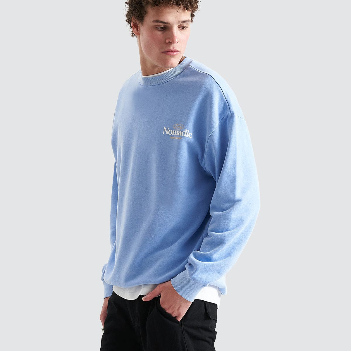 Nomadic Paradise Valley Sweater in Blue - Neverland Store