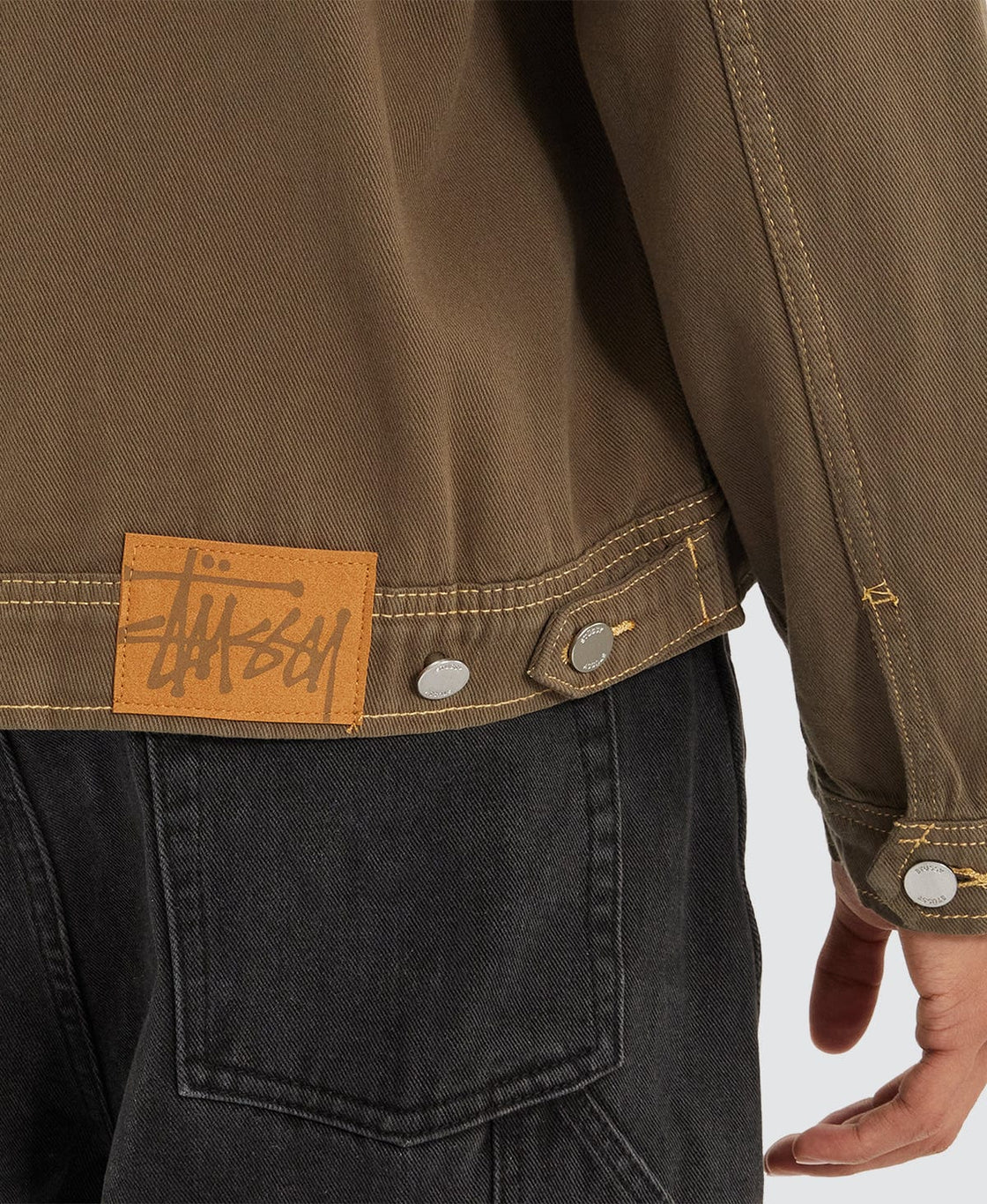 Stussy Twill Work Jacket Olive Green | Neverland | Neverland Store