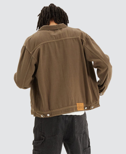 Stussy Twill Work Jacket Olive Green | Neverland | Neverland Store