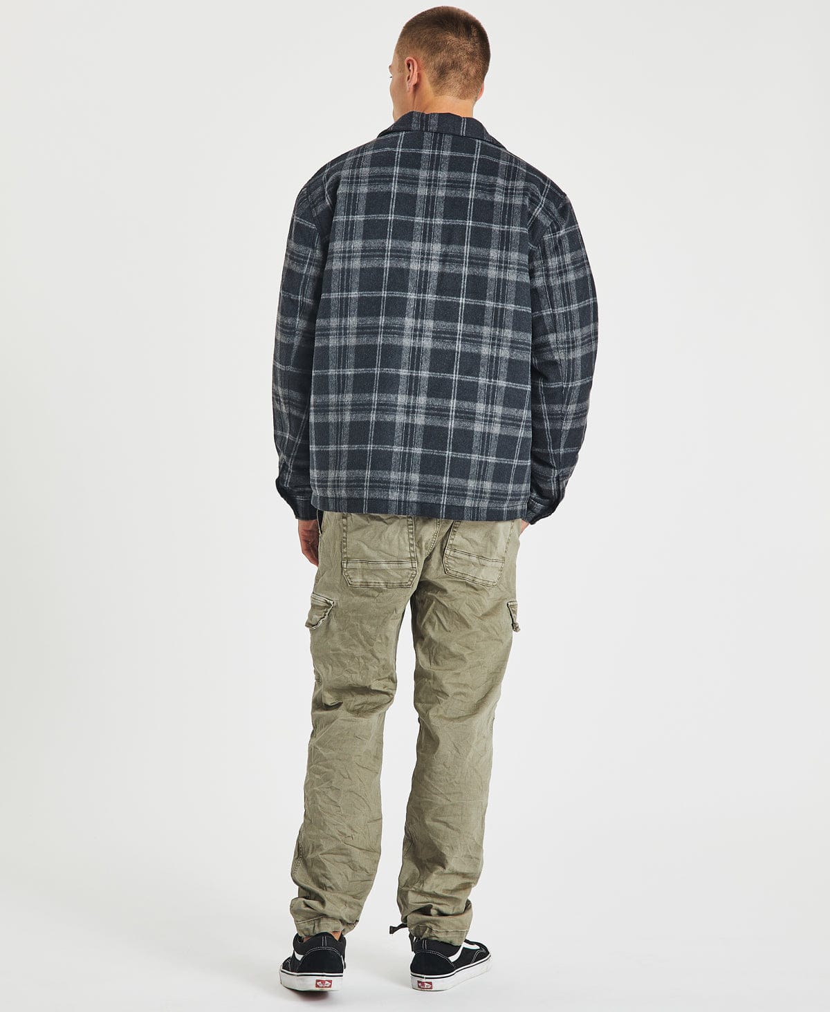 Dreary Worker Jacket Black Check Multi Colour – Neverland Store