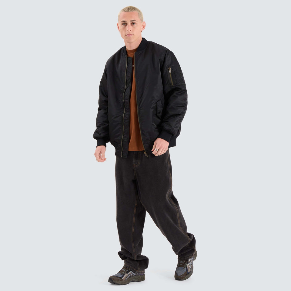 Thrills Union Bomber Black | Neverland Store