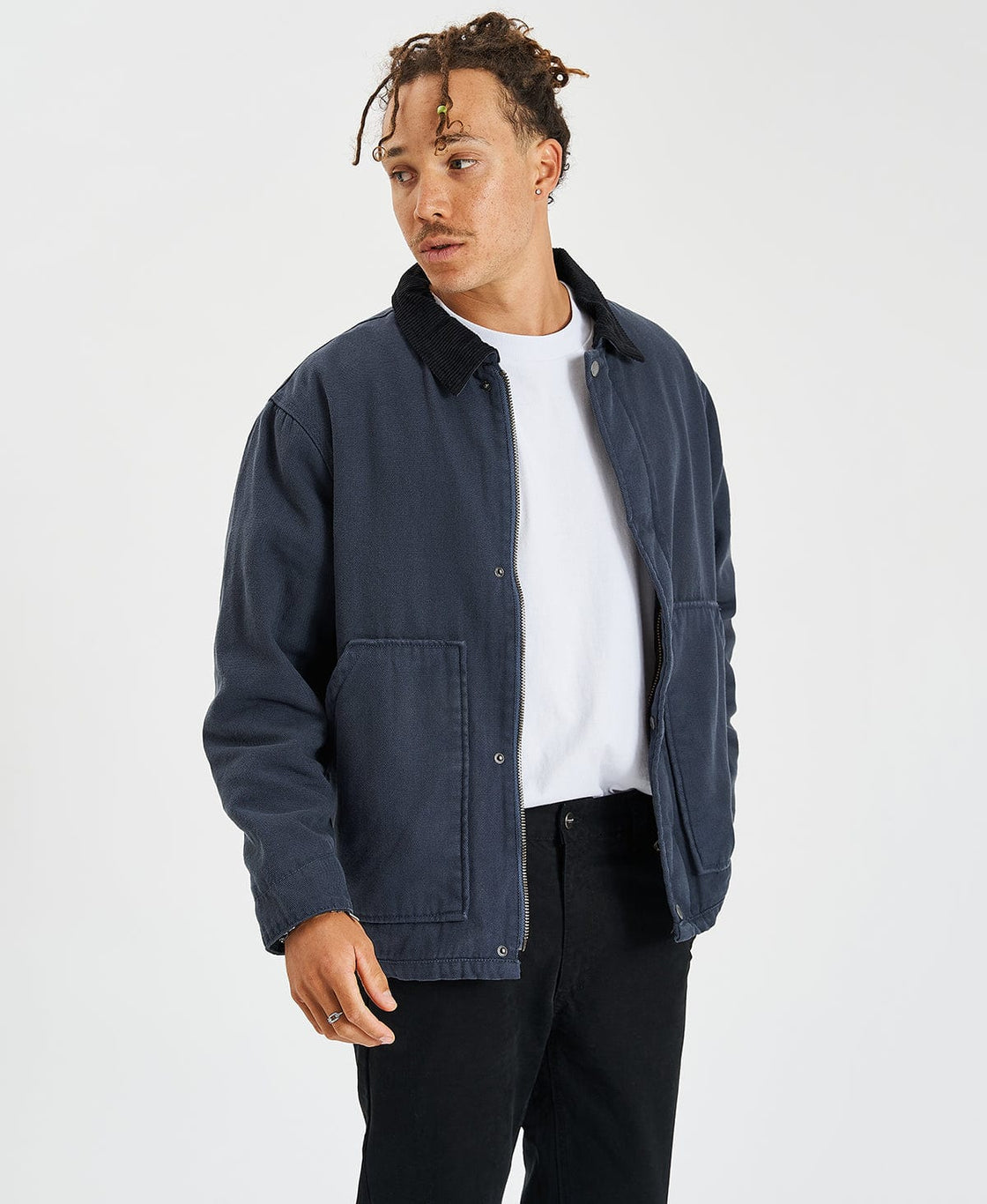 Thrills Union Jacket Petrol Blue | Neverland Store