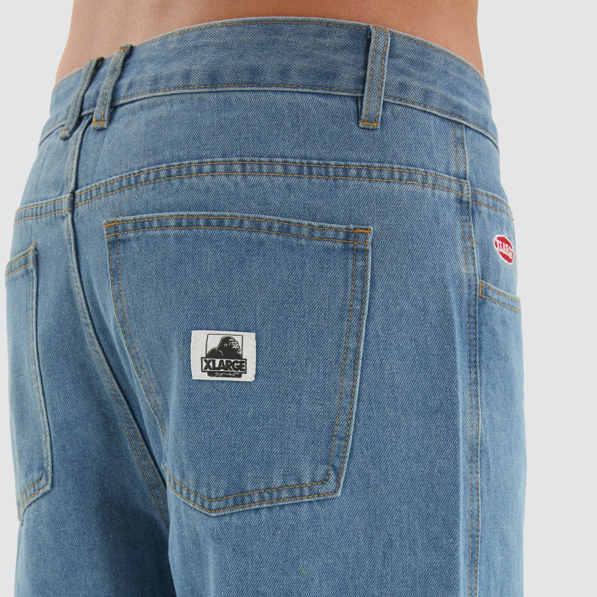 XLARGE Bull Denim 91 Pant in Mid Blue | Neverland Store