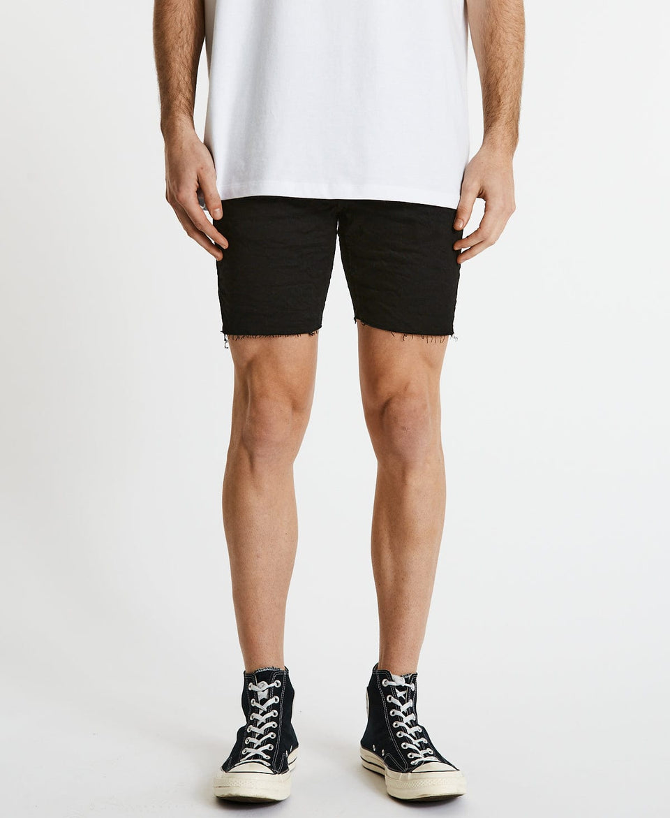 KS2 Denim Shorts Jet Black | Neverland Store