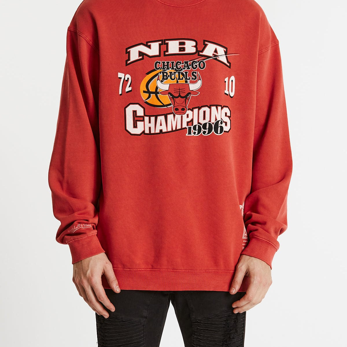 1996 Champions Crew Jumper Faded Red | Neverland Store