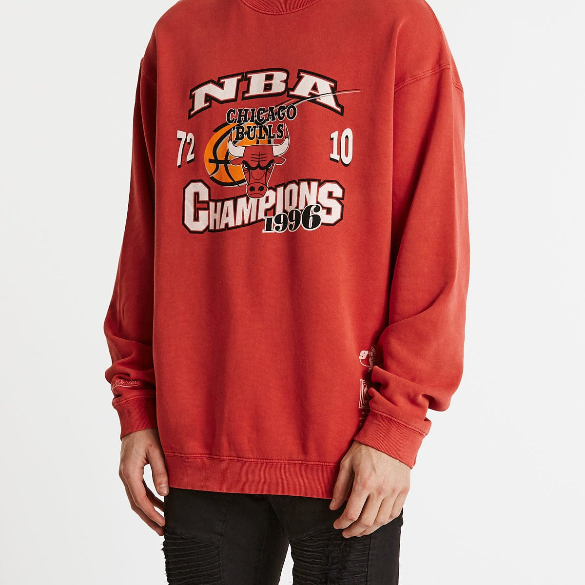 1996 Champions Crew Jumper Faded Red | Neverland Store