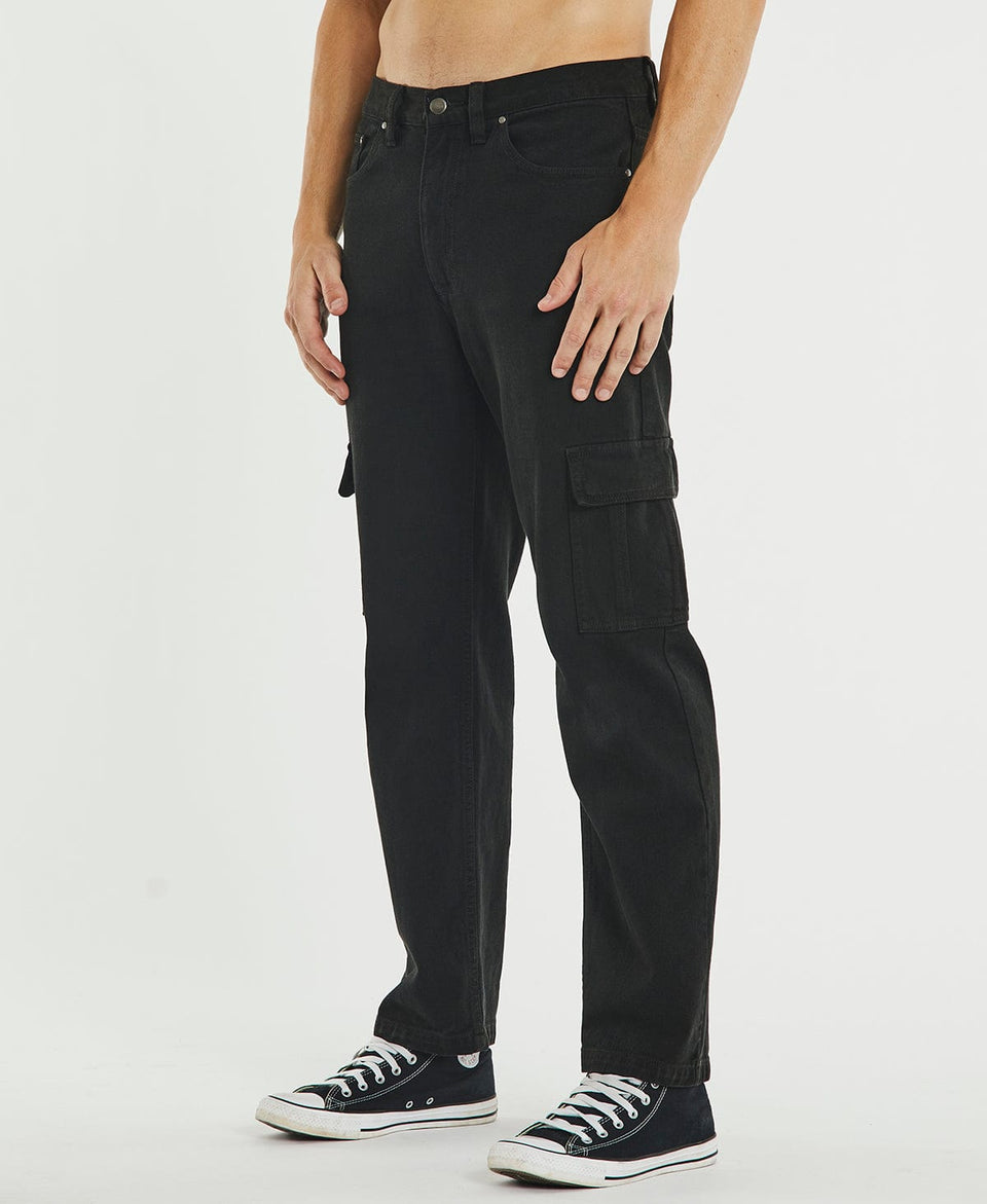 NOMADIC Grayson Cargo Jeans in Vintage Black | Neverland Store