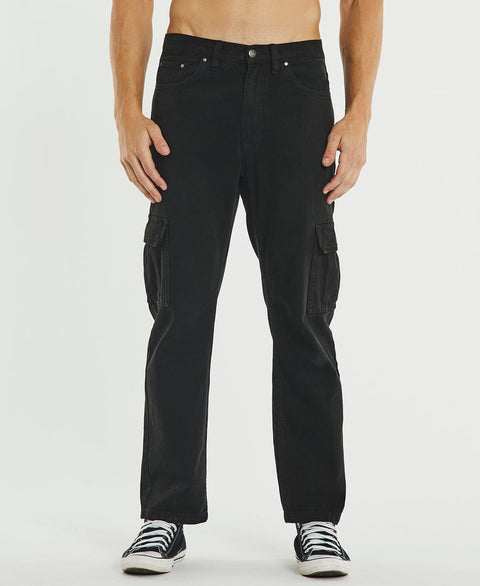 NOMADIC Grayson Cargo Jeans in Vintage Black | Neverland Store
