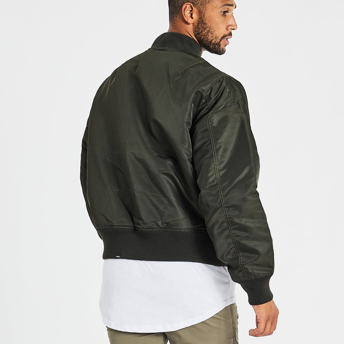 Thrills Union Bomber Jacket Oil Green | Neverland Store