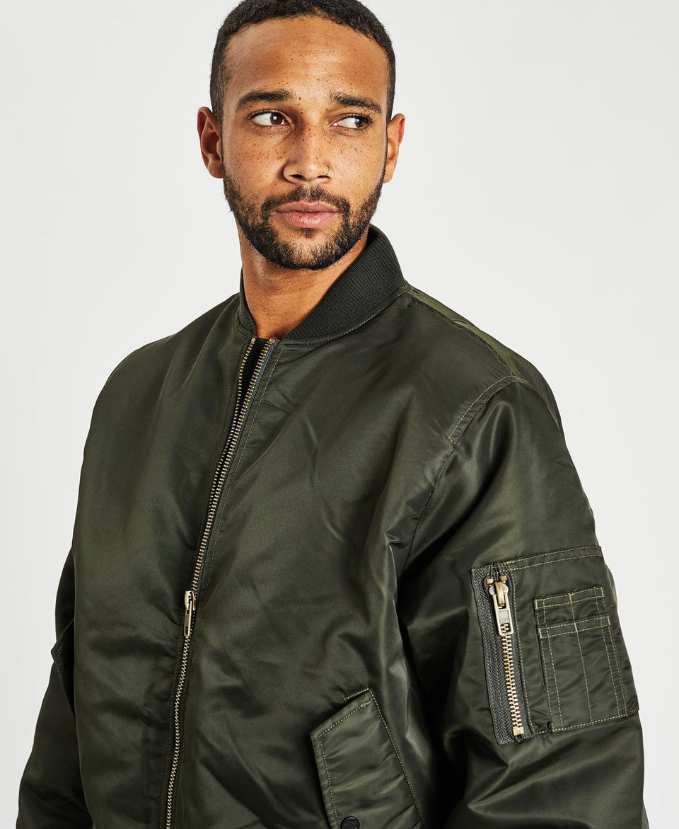 Thrills Union Bomber Jacket Oil Green | Neverland Store